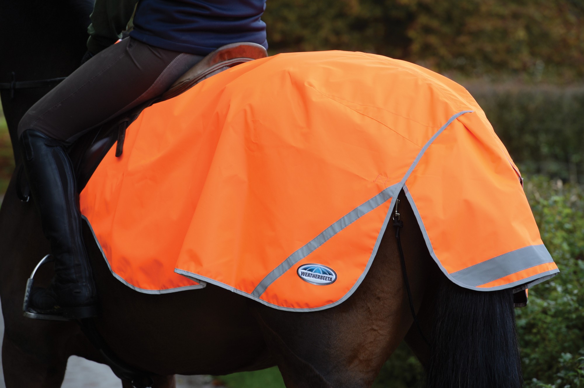 Weatherbeeta 300d Reflective Exercise Sheet (Orange) - Old Dairy Saddlery
