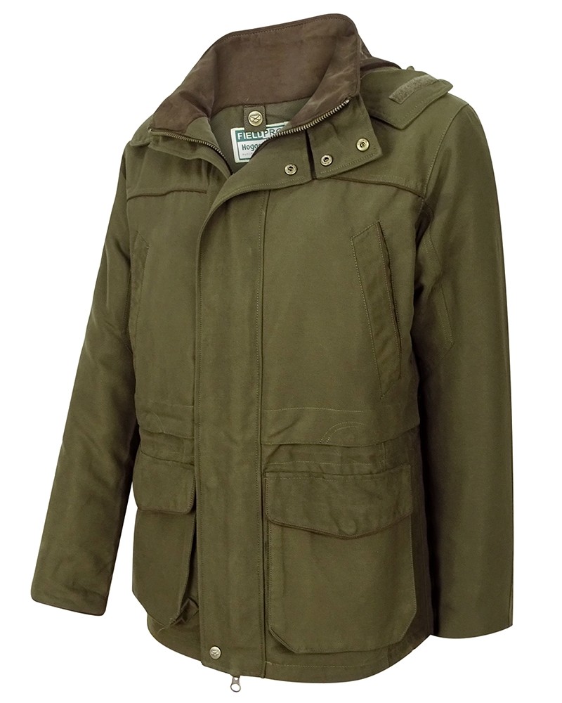 Hoggs Of Fife Men's Kinross Waterproof Field Jacket (Olive Green) - Old ...