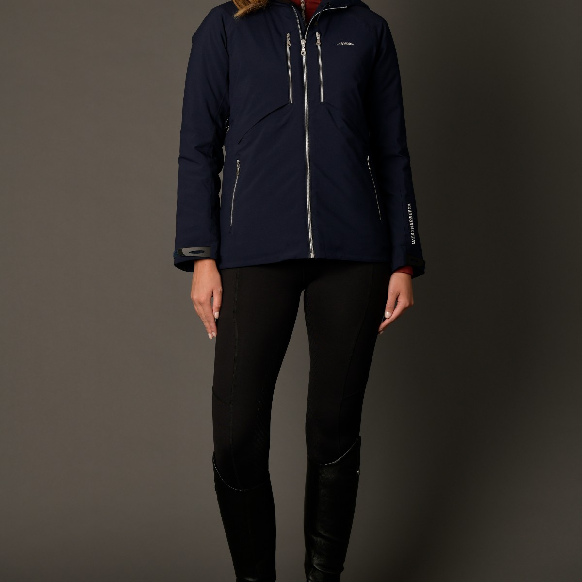 Weatherbeeta Ladies Tania Waterproof Jacket (Ink) - Old Dairy Saddlery