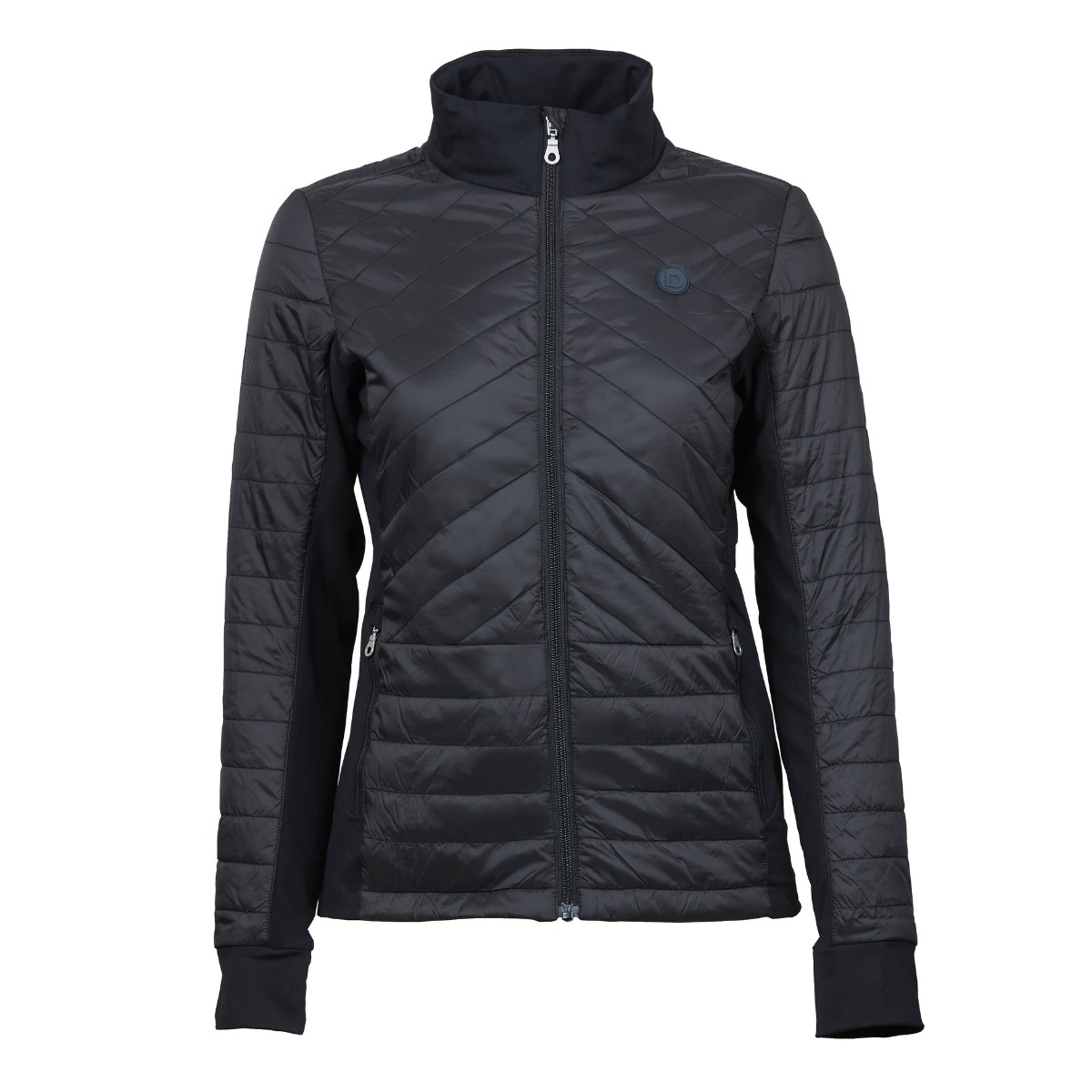 Dublin Ladies Lia Hybrid Quilted Jacket (Black) - Old Dairy Saddlery