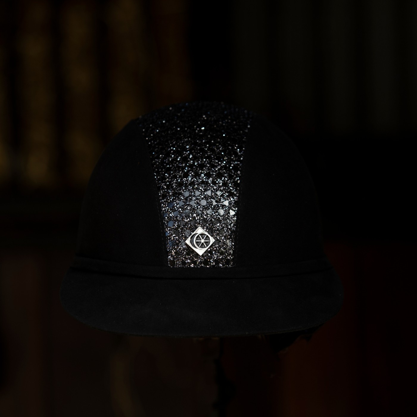 Charles Owen SP8 Plus Microsuede Helmet (Black Sparkly Centr - Old ...