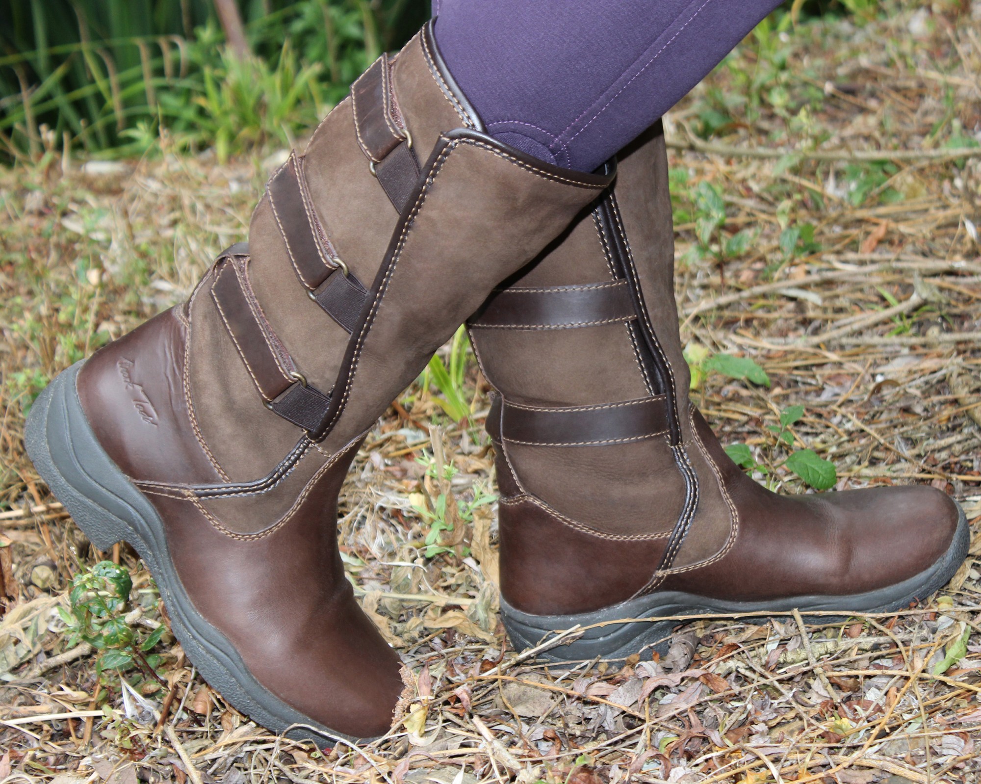 Mark Todd Women's Adjustable Short Boots Brown - Old Dairy Saddlery