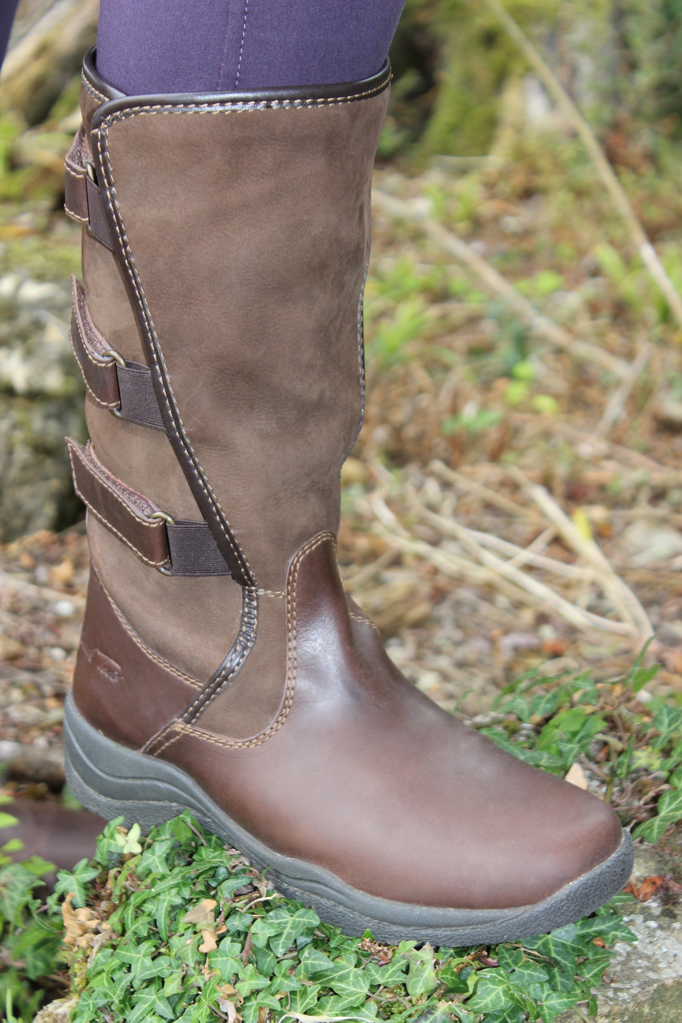 Mark Todd Women's Adjustable Short Boots Brown - Old Dairy Saddlery