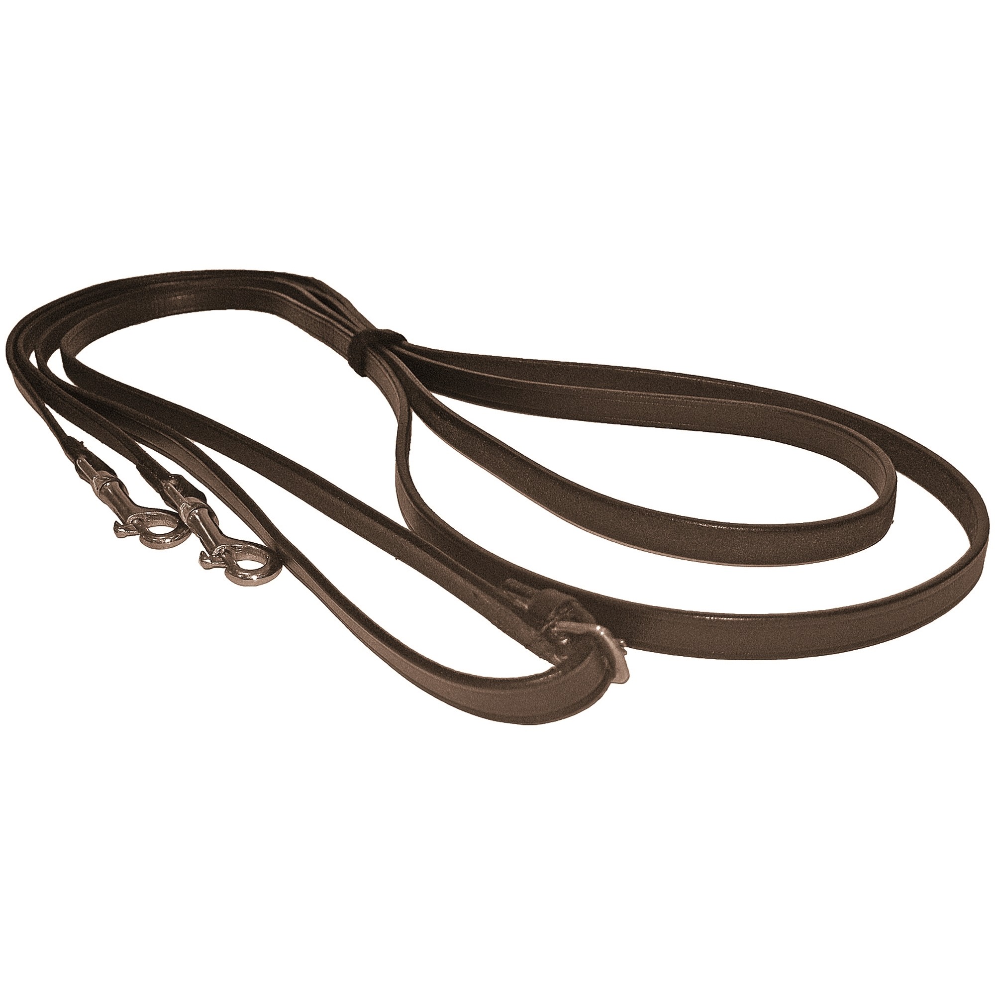 JHL Leather Draw Reins Brown - Old Dairy Saddlery