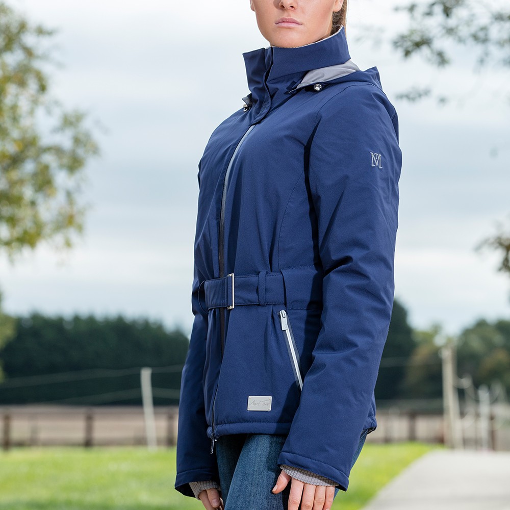 Navy Mark Todd Women's Short Waterproof Jacket - Old Dairy Saddlery