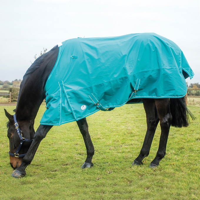 Turquoise JHL Essential Lightweight Turnout Rug - Old Dairy Saddlery