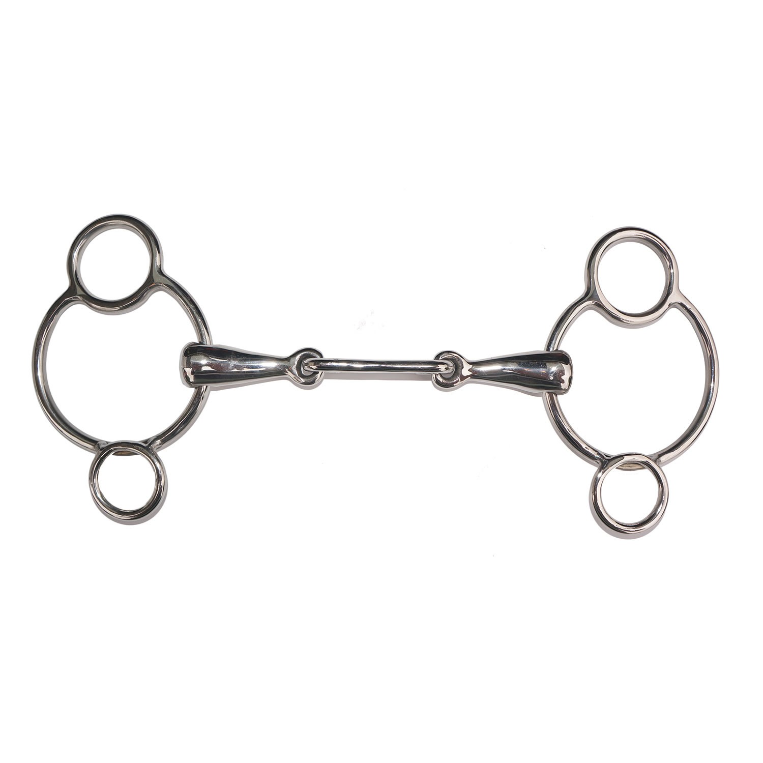 JHL Pro Steel Looped Ring Dr. Bristol Bit - Old Dairy Saddlery