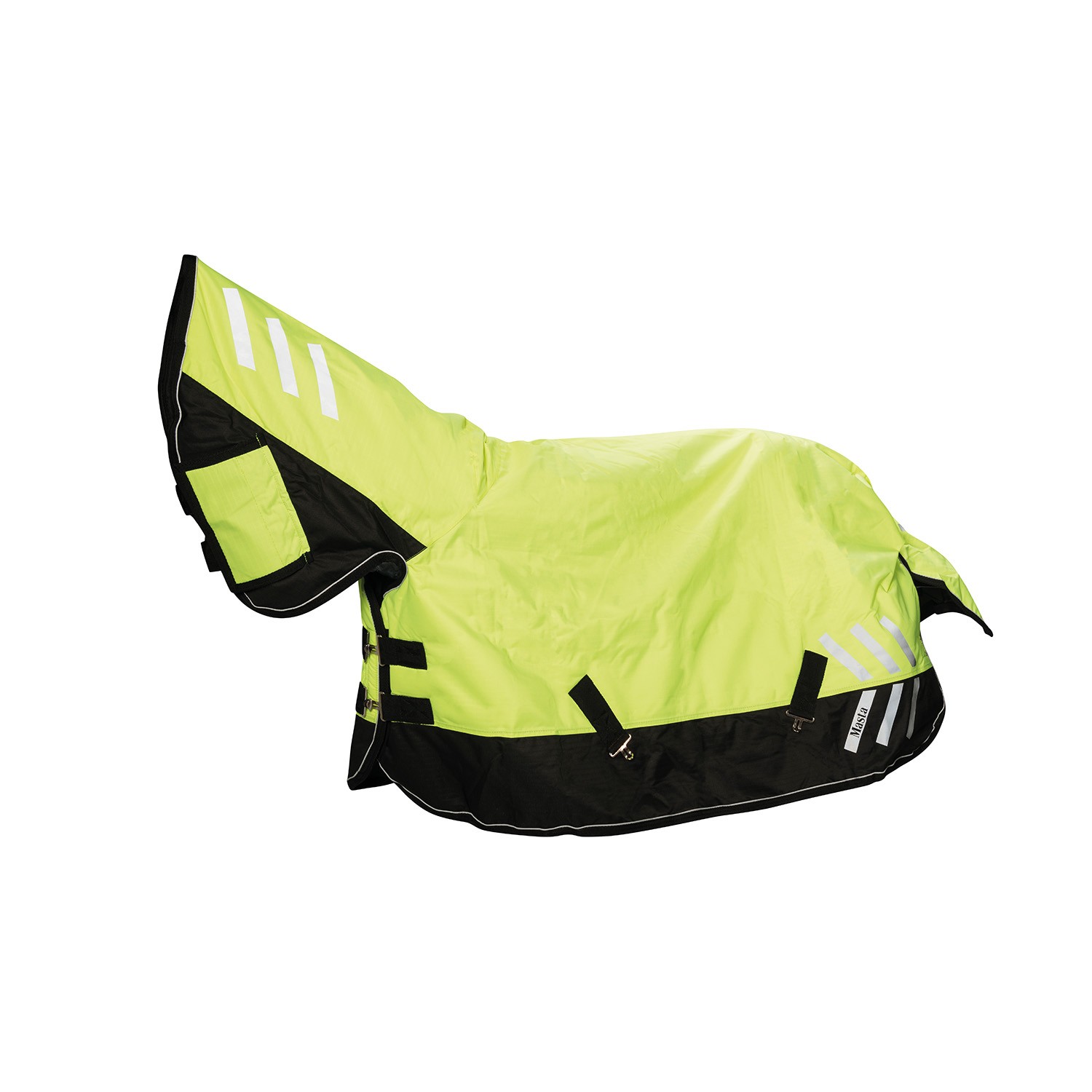 Masta Avante Hi-Viz 200g Fixed Neck Turnout Rug (Yellow/Black) - Old ...