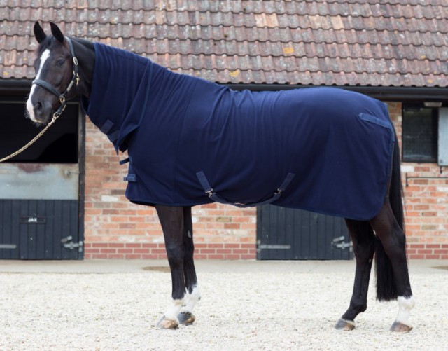 JHL Fleece Combo Under Rug Navy - Old Dairy Saddlery