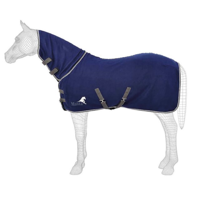 Masta Avante Fixed Neck Fleece Rug (Navy) - Old Dairy Saddlery