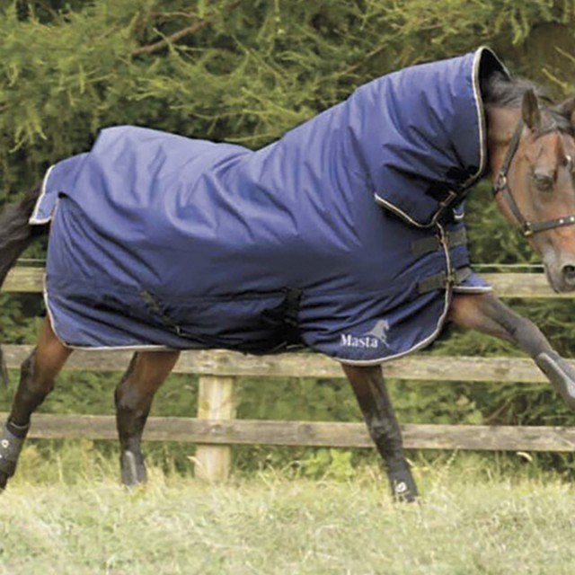 Masta Avante 170g Fixed Neck Turnout Rug (Navy) - Old Dairy Saddlery